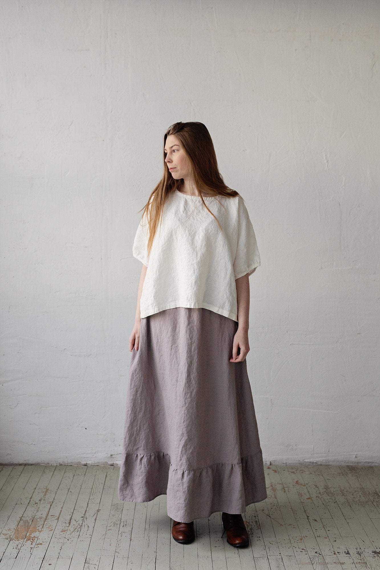 White Summer Linen Tunic – allthebeautifullinen