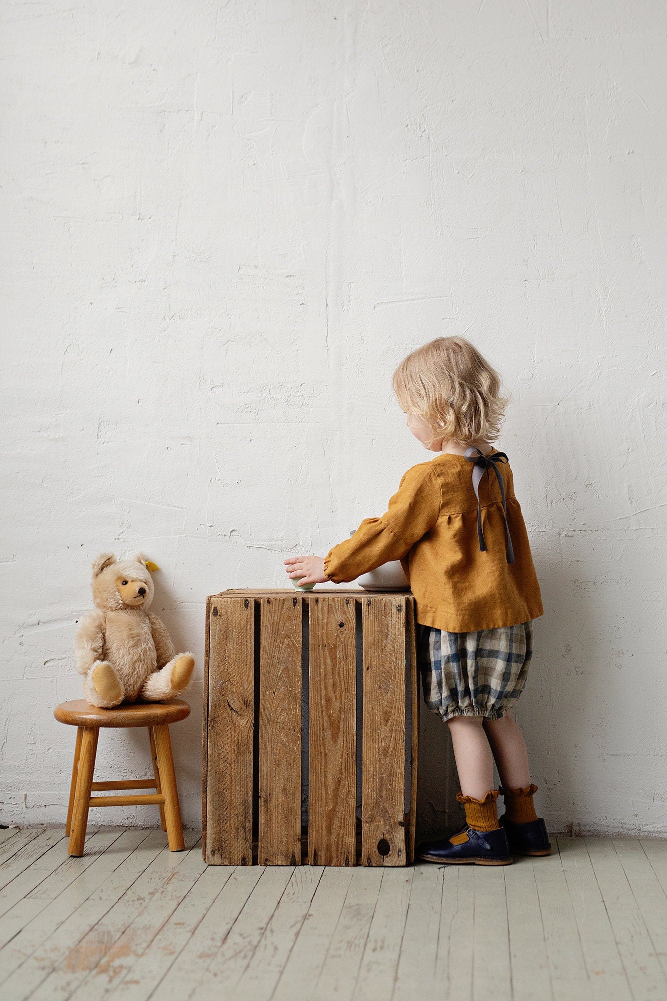 Beach Festive Linen Bloomers – allthebeautifullinen