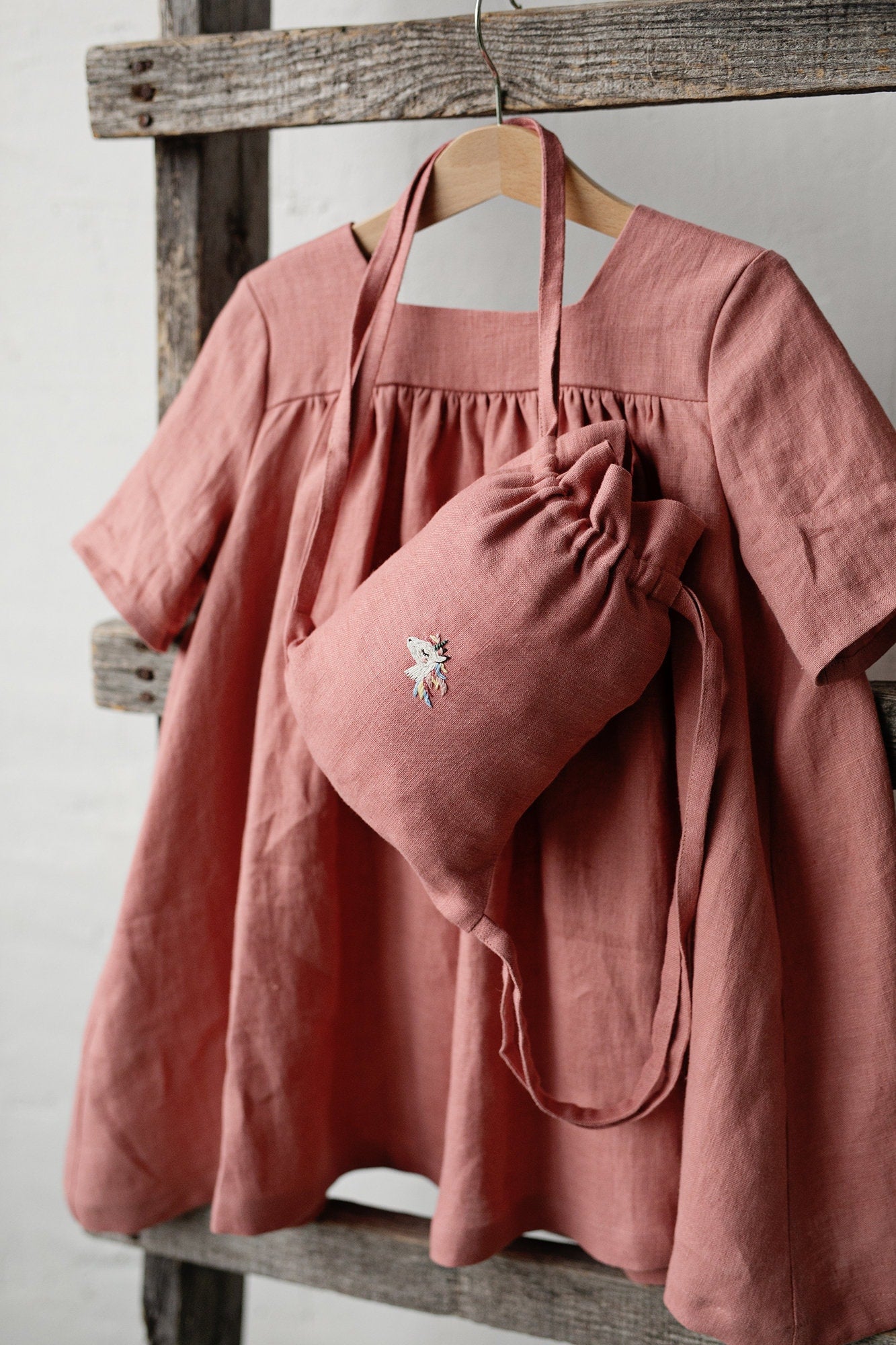 Unicorn Linen Backpack – allthebeautifullinen